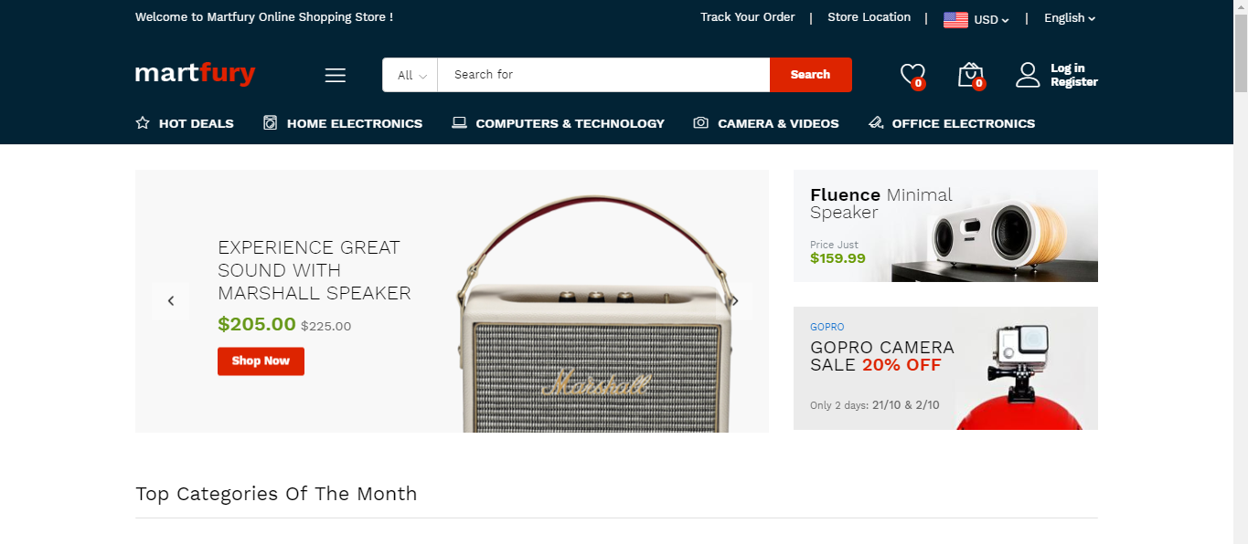 Theme settings - Martfury - eCommerce Marketplace Shopify Theme - Documentation v1.0