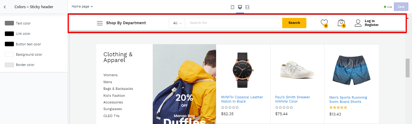 Theme settings - Martfury - eCommerce Marketplace Shopify Theme ...